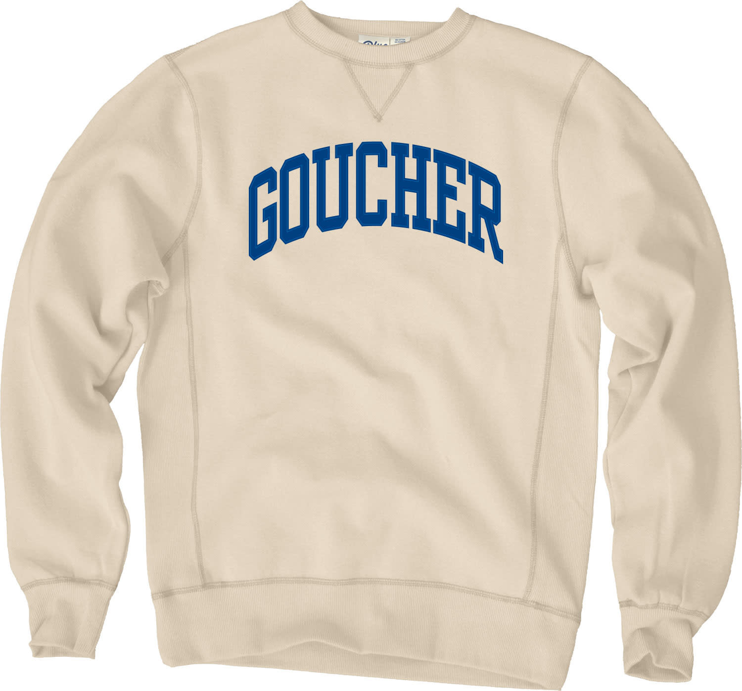 Sanded Fleece Crewneck Sweatshirt "Goucher" - Goucher College Store ...