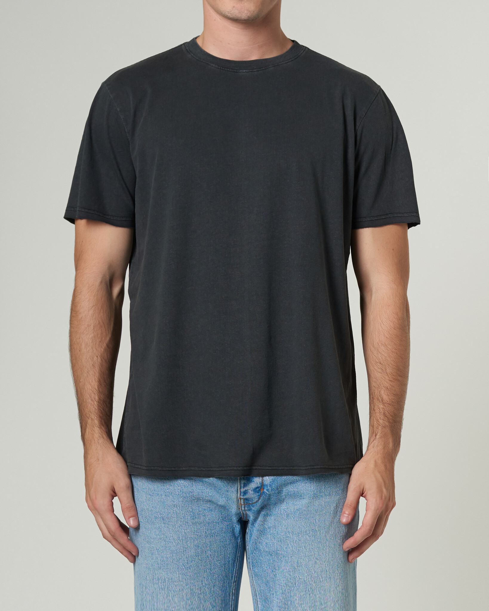 Linen Band Tee - Max Milan Stirling