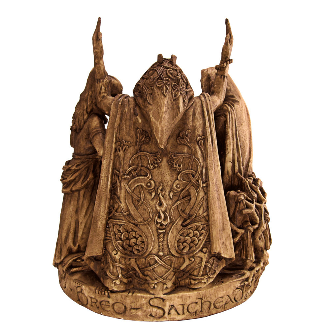 Brigid Statue in Wood Finish - Pentagram