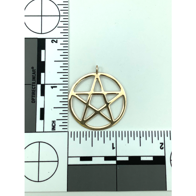 Gold Pendants - Pentagram
