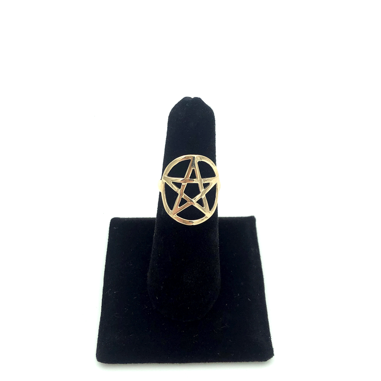 Gold Rings - Pentagram