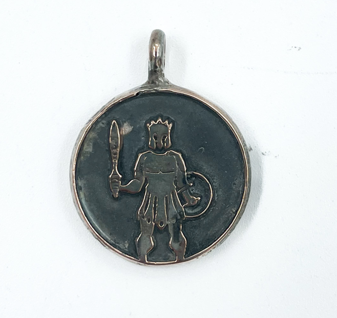 Picatrix Mars Talisman with Grand Planetary Seal of Mars in Shibuichi ...