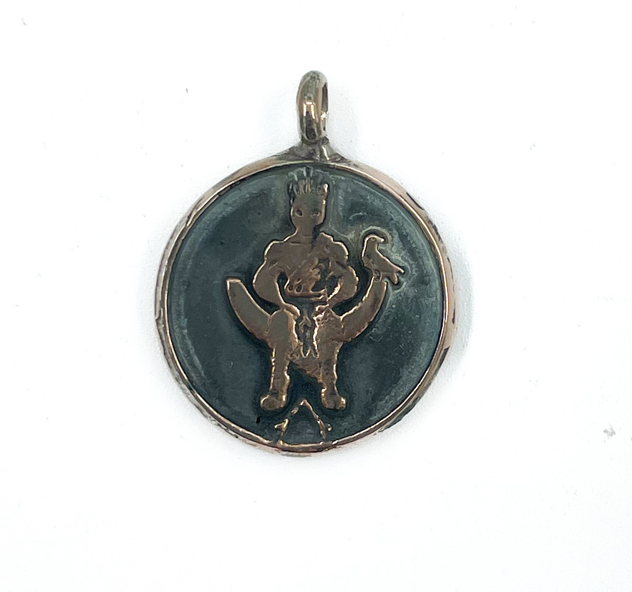 Picatrix Sun Talisman with Grand Planetary Seal of Sun in Shibuichi ...