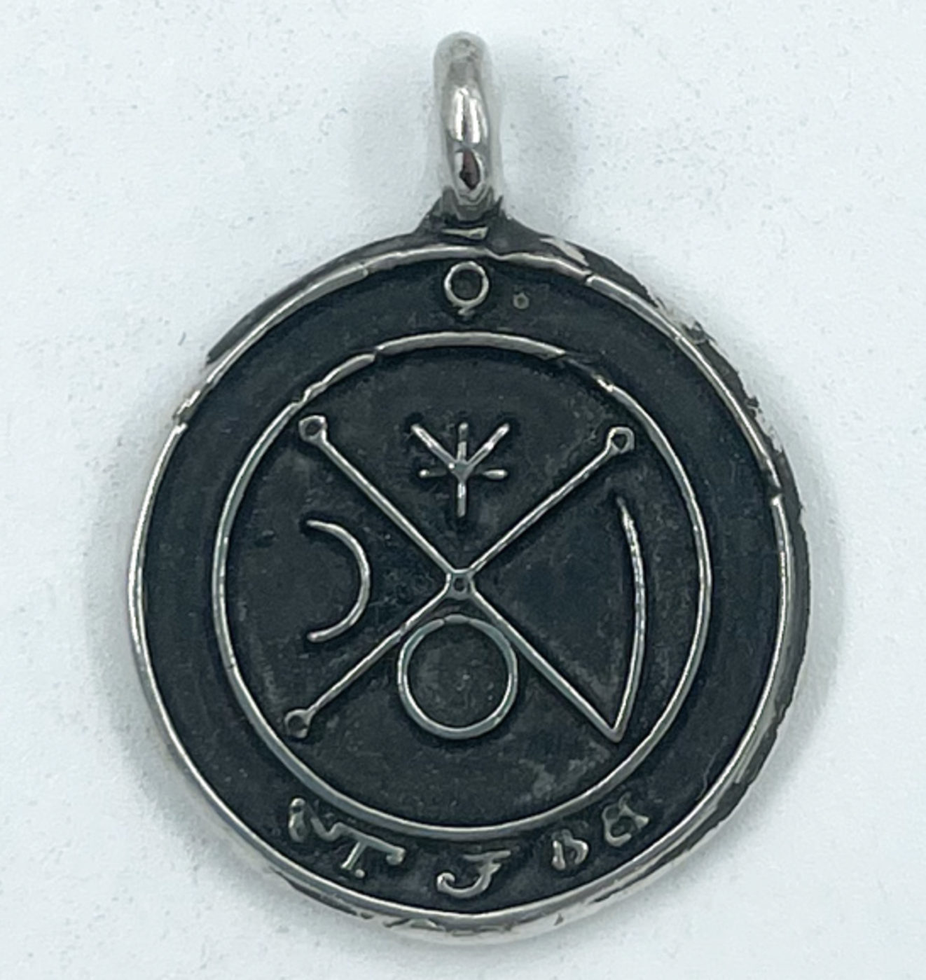 Picatrix Venus Talisman with Grand Planetary Seal of Venus in Silver ...