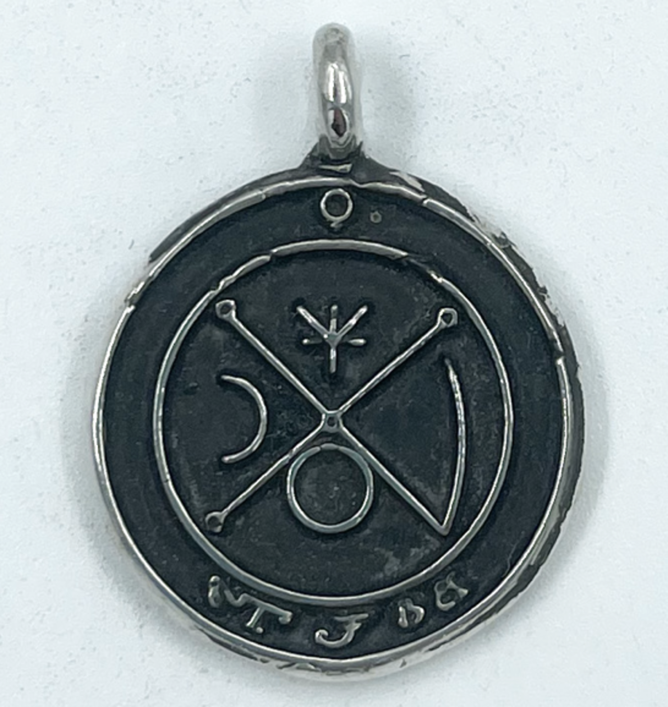 Picatrix Venus Talisman with Grand Planetary Seal of Venus in Silver ...