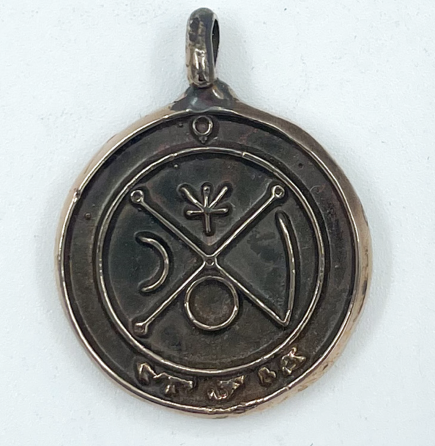 Picatrix Venus Talisman with Grand Planetary Seal of Venus in Bronze ...