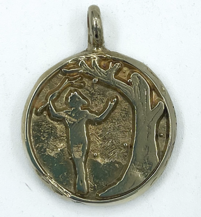 Picatrix Luna Talisman with Grand Planetary Seal of Luna in Brass ...