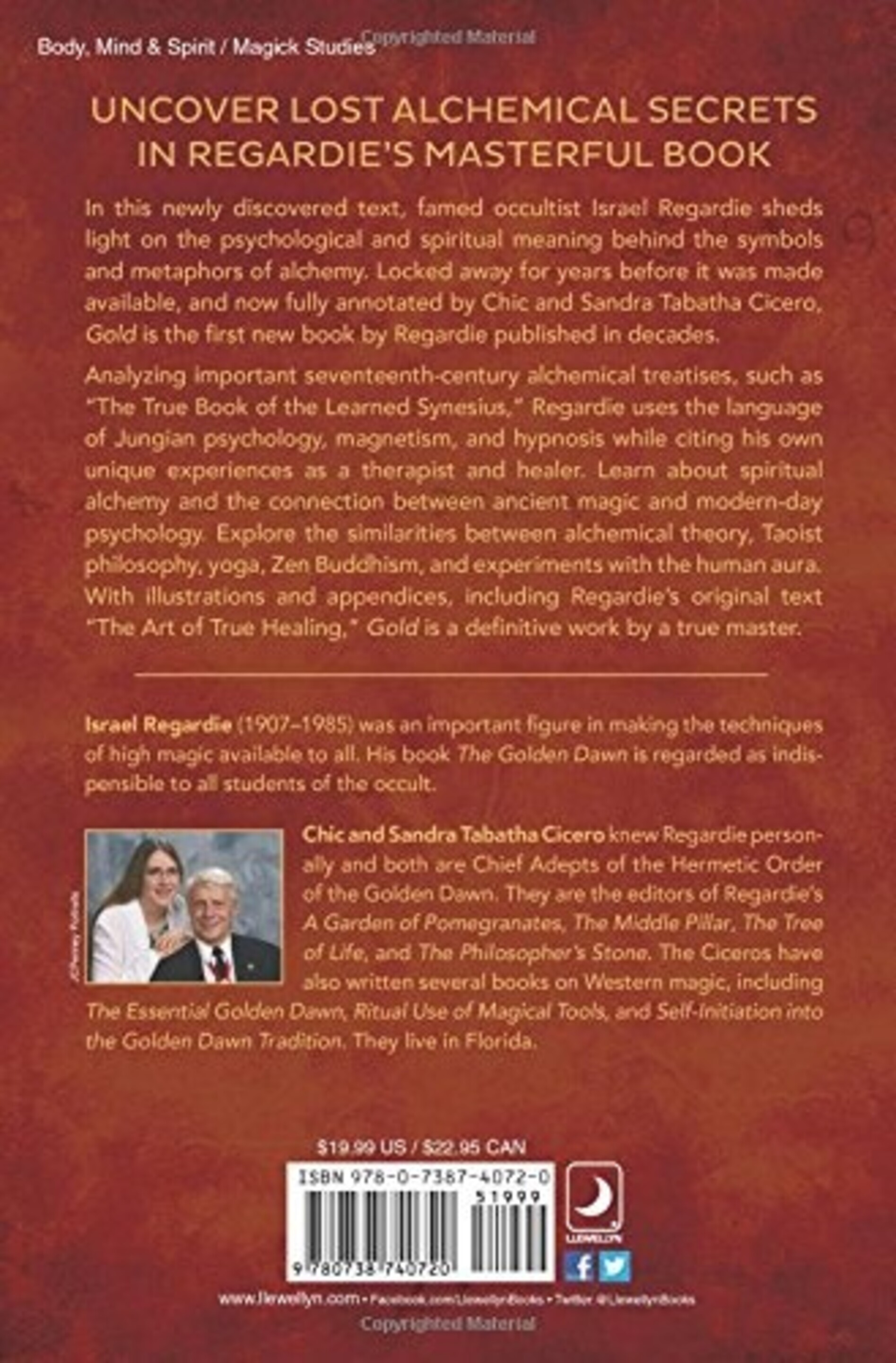 Gold: Israel Regardie's Lost Book of Alchemy - Pentagram