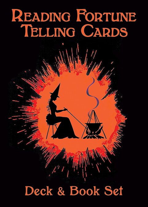 Reading Fortune Telling Cards Deck & Book Set - Pentagram