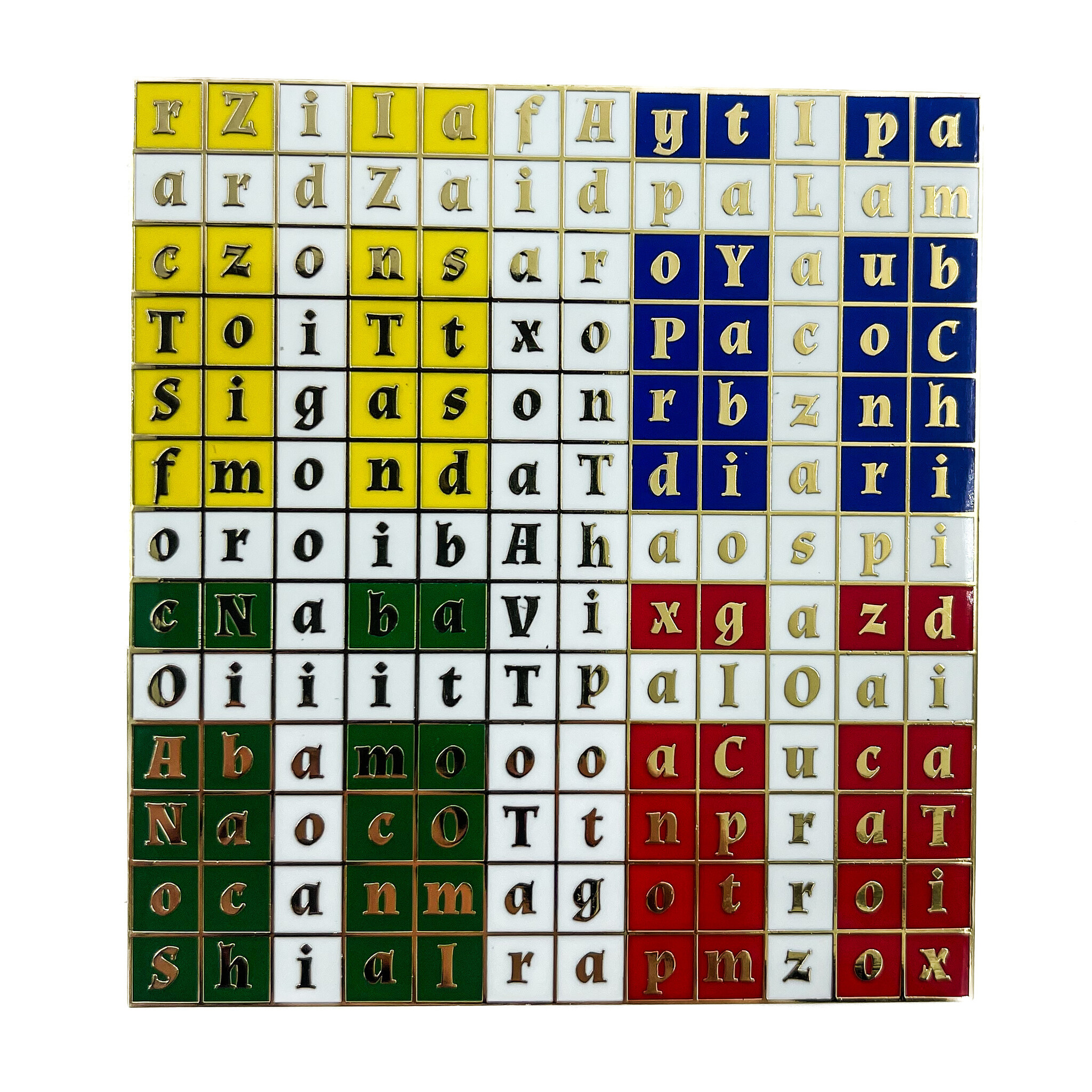 Enochian Elemental Watchtower Tablets - Full Set - Pentagram