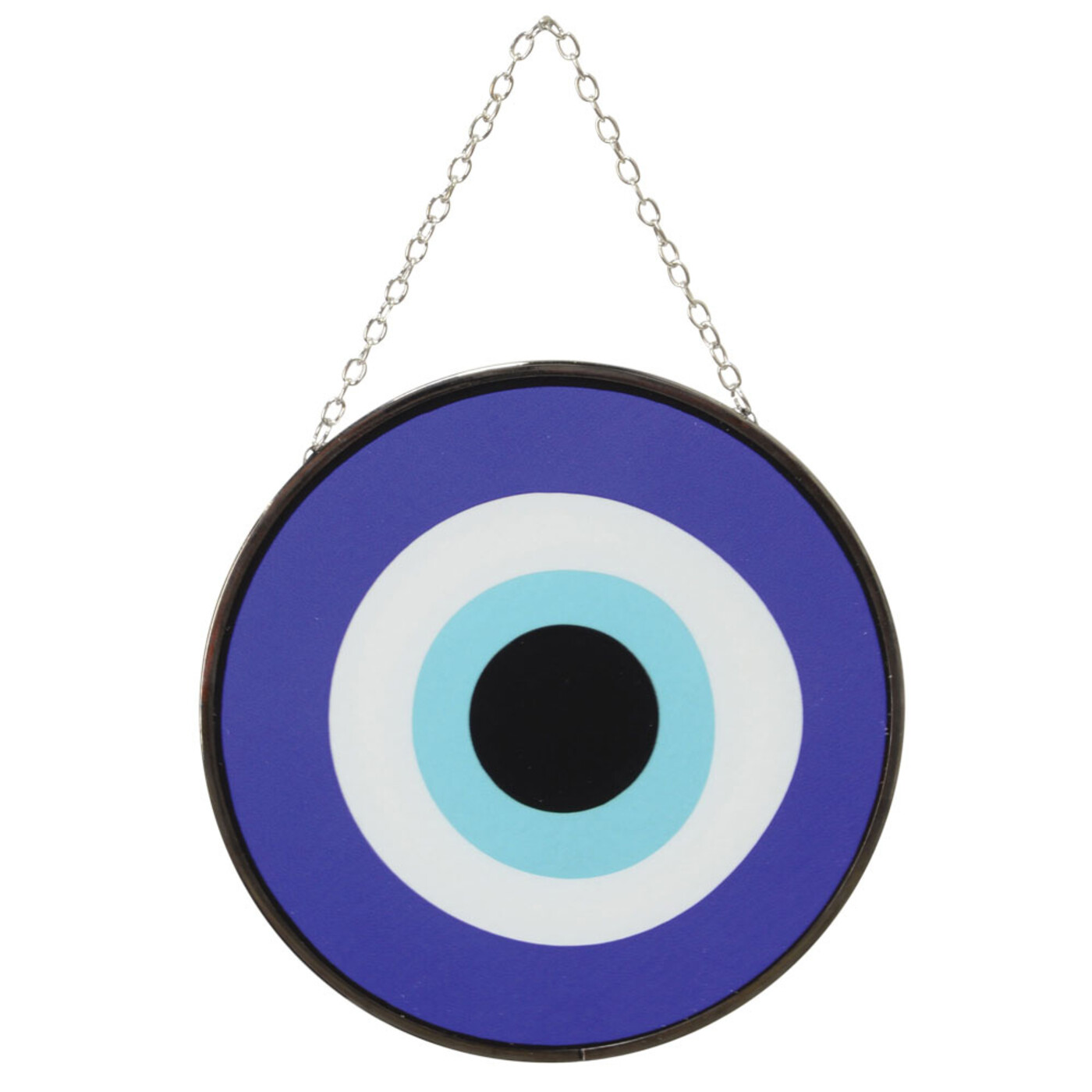 Evil Eye Stained Glass Suncatcher - Pentagram
