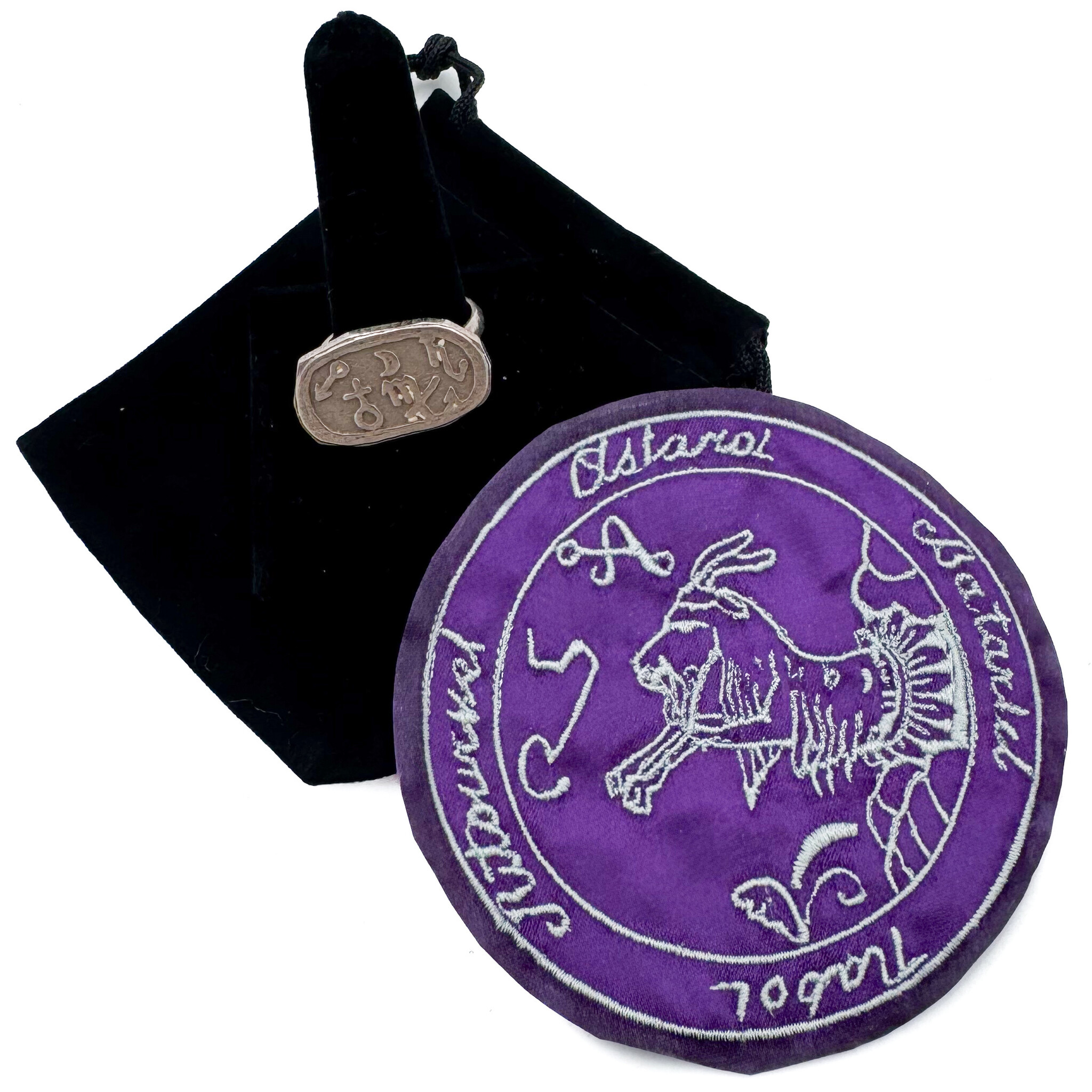 Black Pullet Ring and Talisman Set that Reveals Hidden Secrets and Lets ...