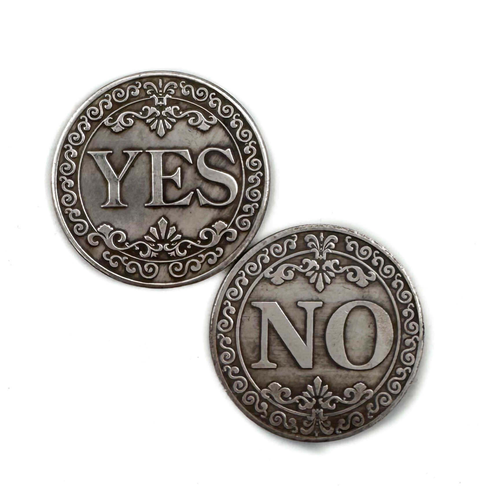 Yes/No Decision Coin - Pentagram
