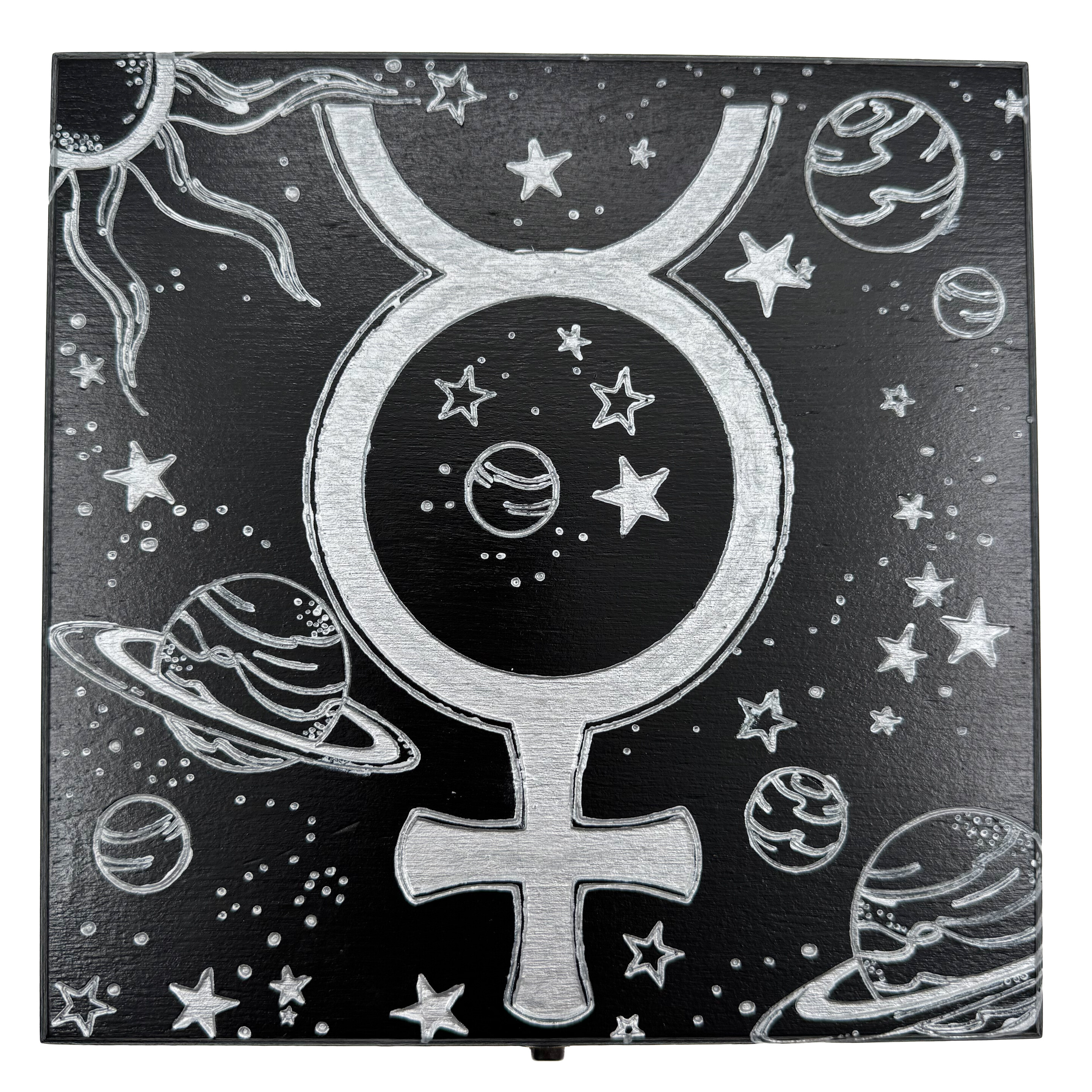 Mercury Planetary Spell Kit Box - Pentagram