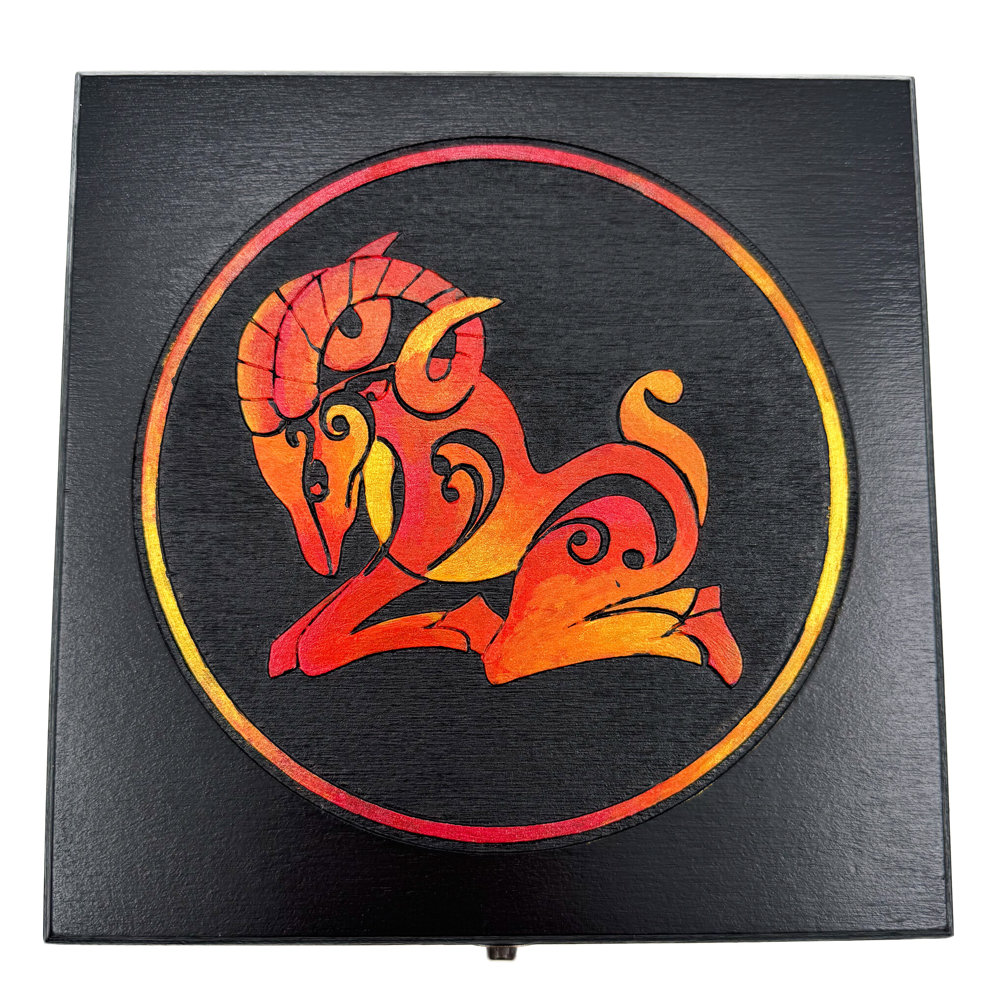 Aries Zodiac Spell Kit Box - Pentagram