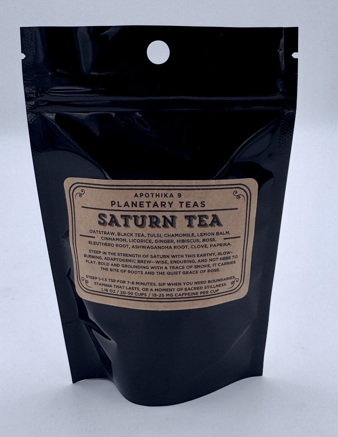 Saturn Planetary Magick Tea - Pentagram
