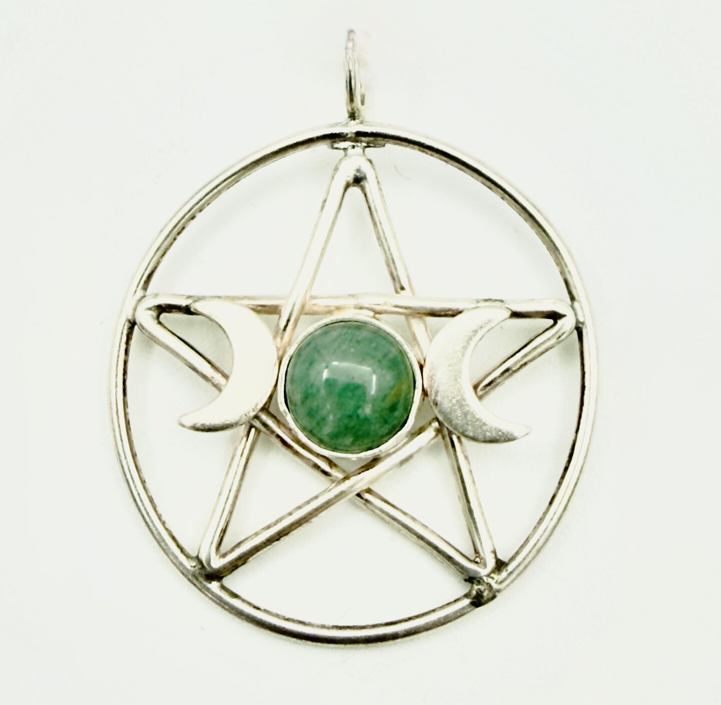 Large Magi Crafts Triple Goddess Pentacle with Aventurine - Pentagram