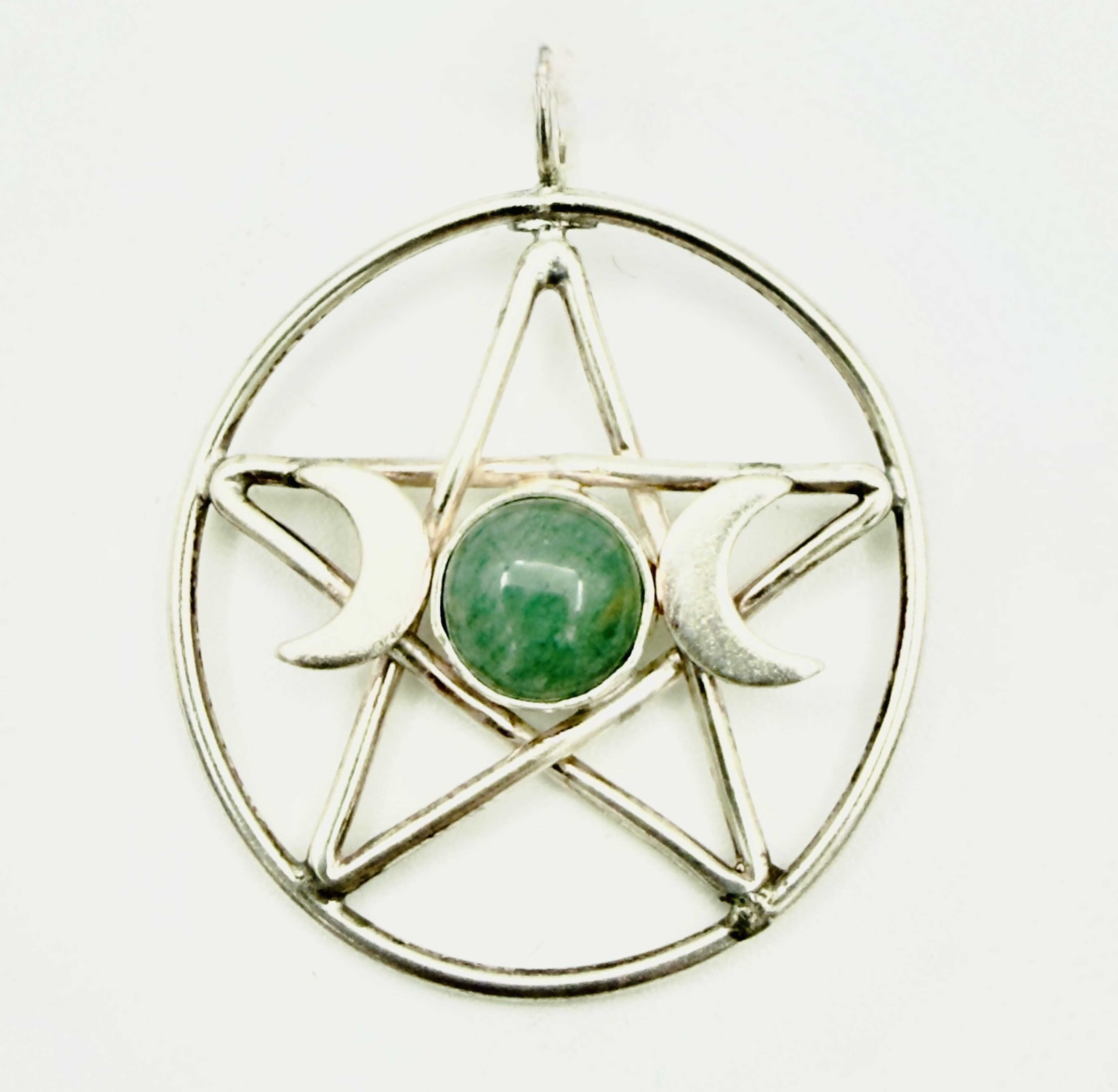 Large Magi Crafts Triple Goddess Pentacle with Aventurine - Pentagram