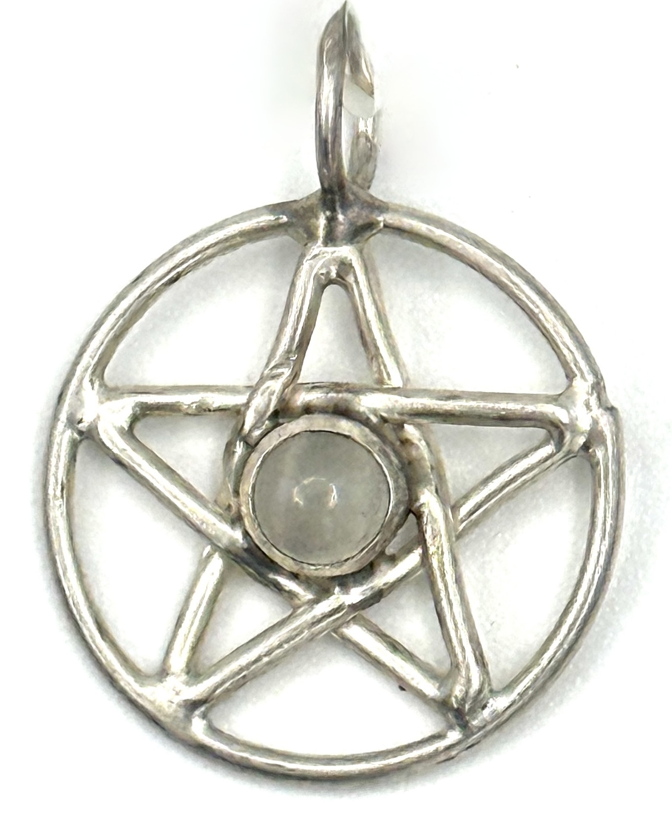 Medium Magi Crafts Pentacle with Moonstone - Pentagram
