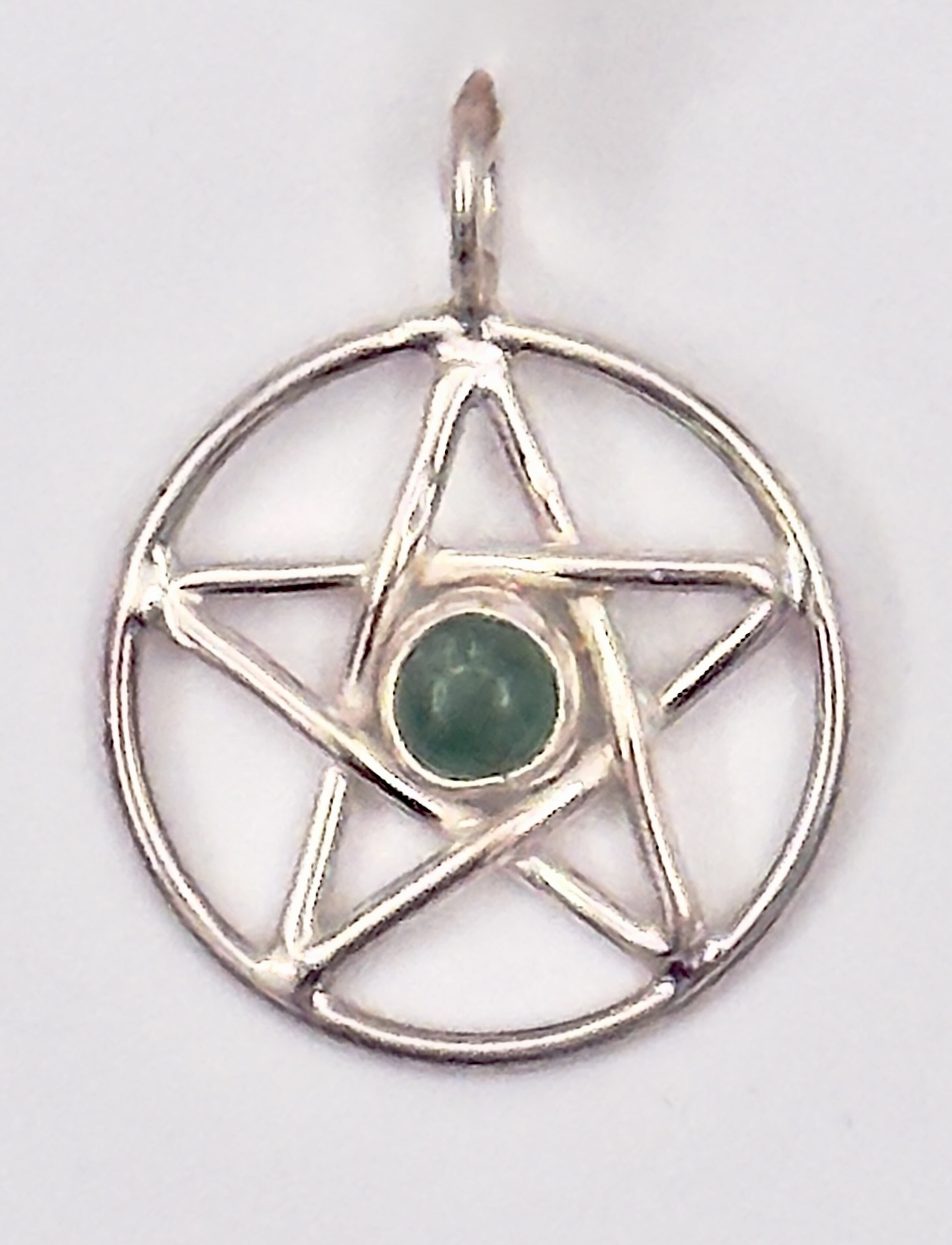 Medium Magi Crafts Pentacle with Emerald - Pentagram