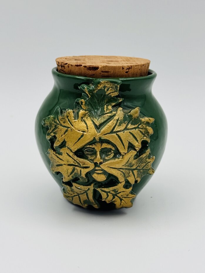 Oak Man Corked Jar - Pentagram