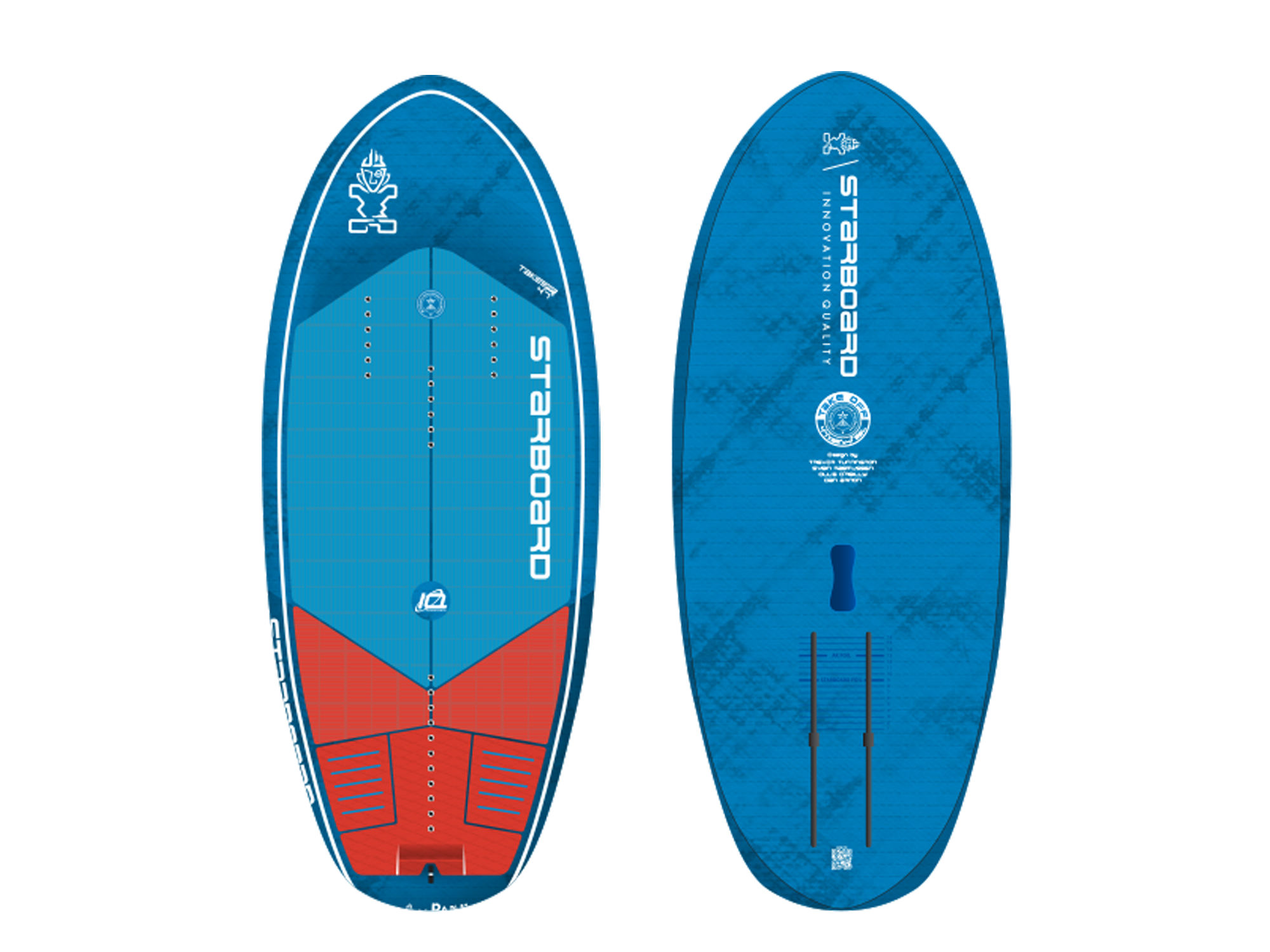 2024 STARBOARD WINGBOARD 4'7 X 22" TAKE OFF BLUE CARBON - Epic Boardsports