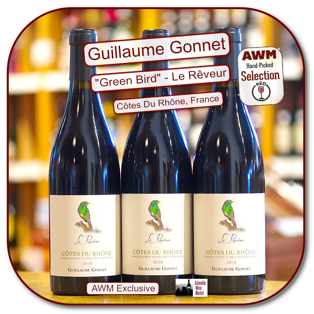 G Gonnet CDR Reveur Rouge - The Asheville Wine Market