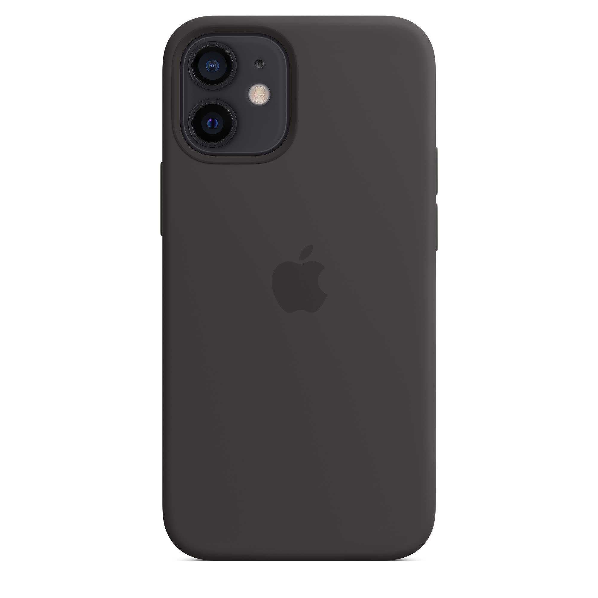 Apple iPhone 12 mini Silicone Case with MagSafe - Black - iLove Computers