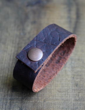 Leather Shawl Cuff - Yarn It & Haberdashery