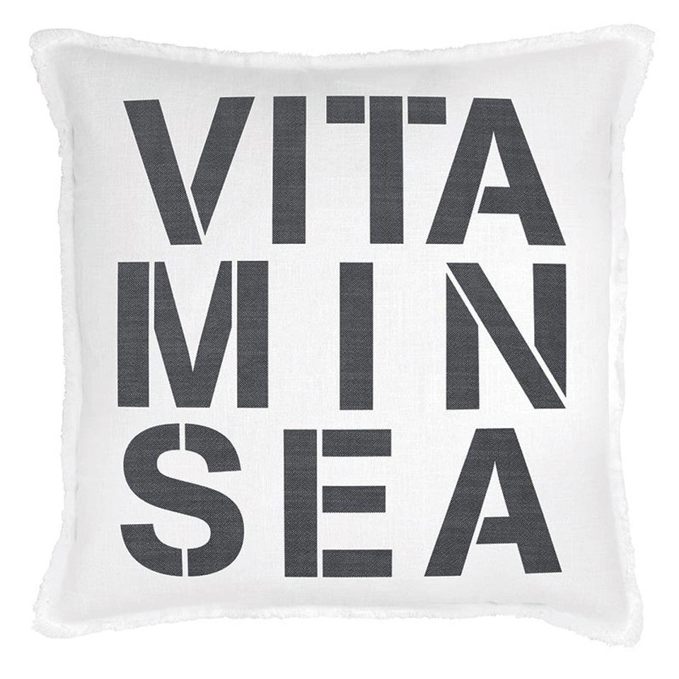 Face To Face Euro Pillow - Vitamin Sea - Main St Mercantile
