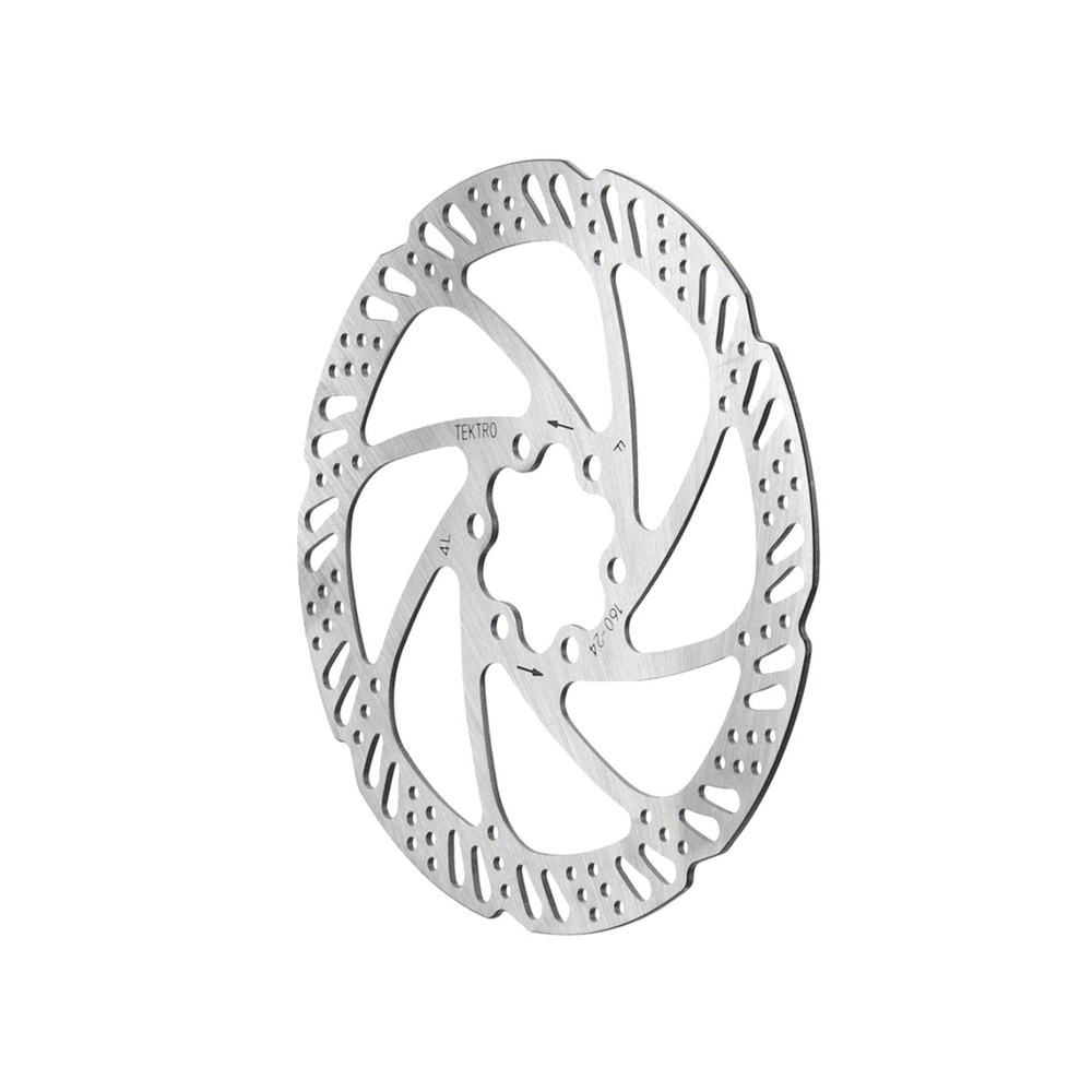 BR1625 Tektro TR160-24 Disc Rotor - 160mm, 6-Bolt, Silver - St. George ...