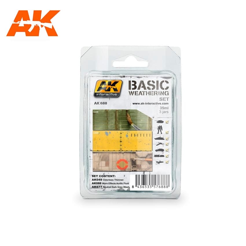 AK Interactive Basic Weathering Set - Hobby 2000
