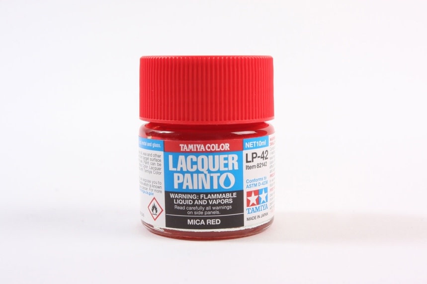 Tamiya Lacquer Paint LP-42 Mica Red 10ml Bottle - Hobby 2000
