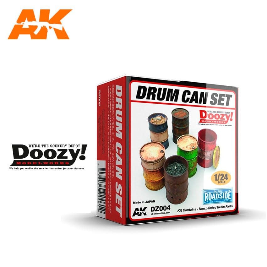 AK Interactive 1/24 Drum Can Set - Hobby 2000