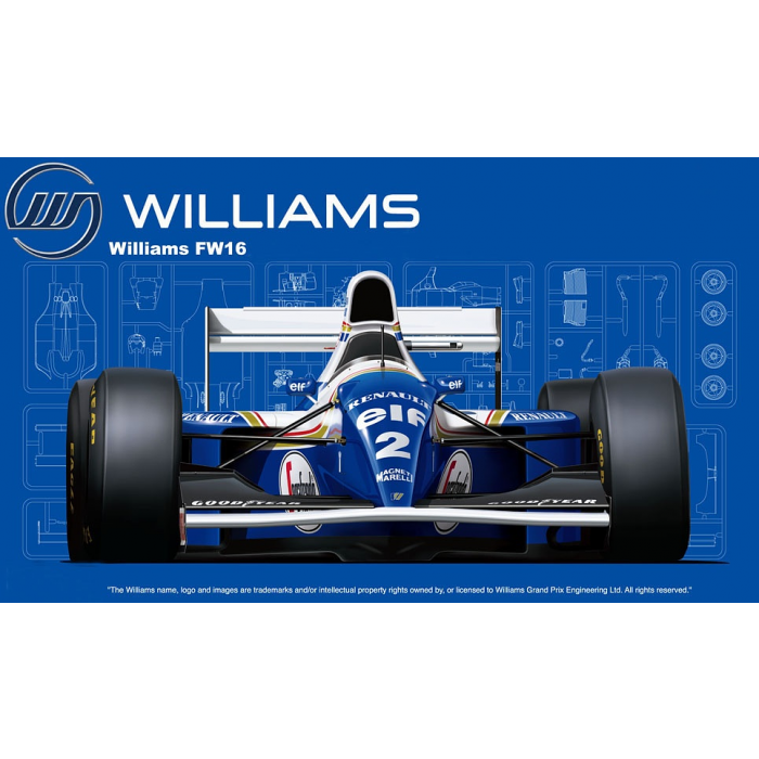 Fujimi Williams FW16 Renault 1994 (San MarinoGP/Brazilian GP/Pacific GP) - Hobby 2000