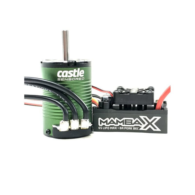 Castle Creations Mamba X SCT Pro,Sensored, 25.2V WP 1410-3800Kv 5mm ...