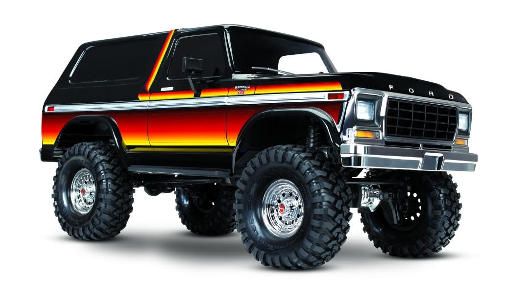 Traxxas TRX4 1979 Bronco 1/10 Crawler, XL-5 HV, Titan 12T Sunset ...