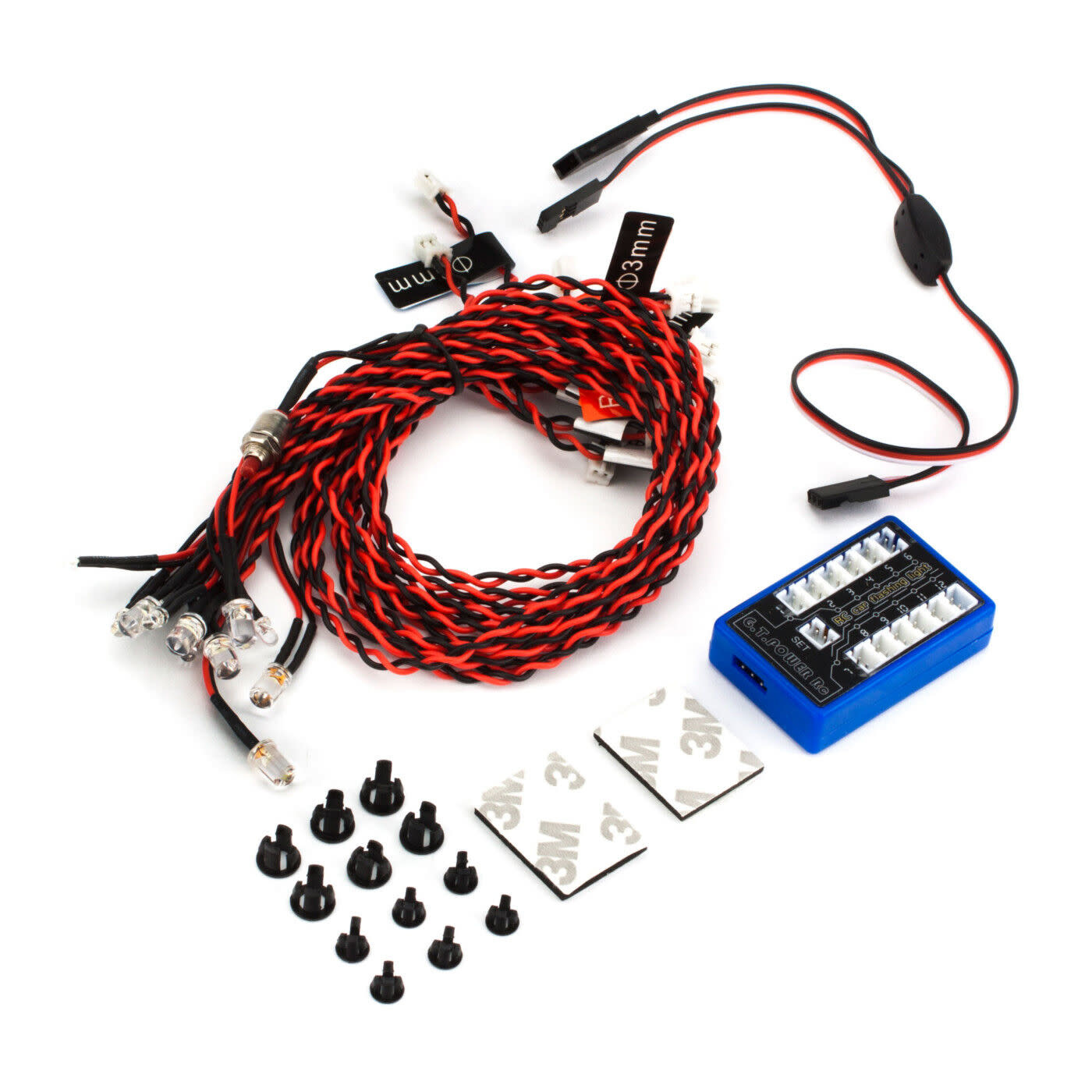 Integy GTP Complete LED Light Kit w/Control Box - Hobby 2000