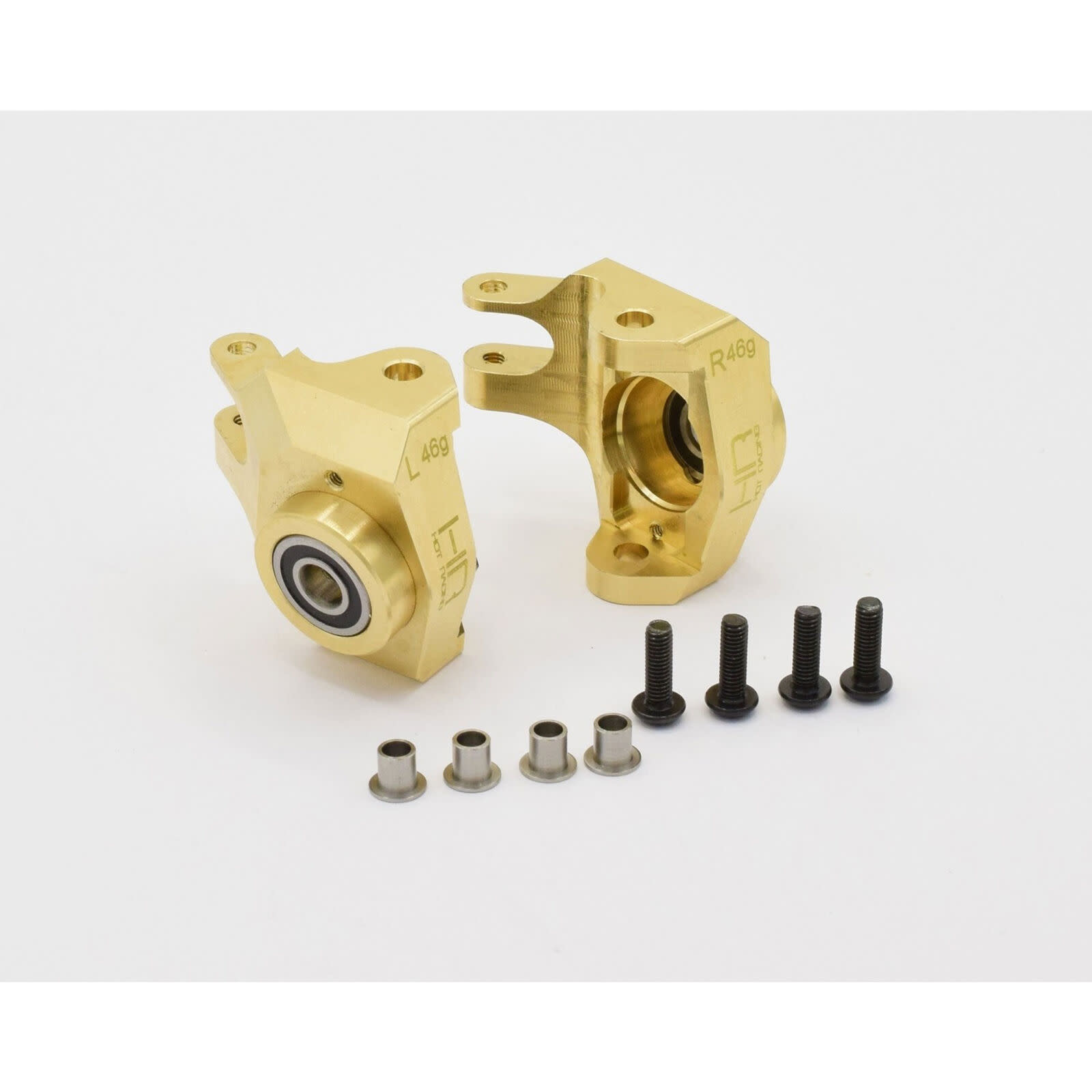 Horizon Hobby Brass Heavy Metal Hd Bearing Front Knuckle Scx Ii - Hobby ...
