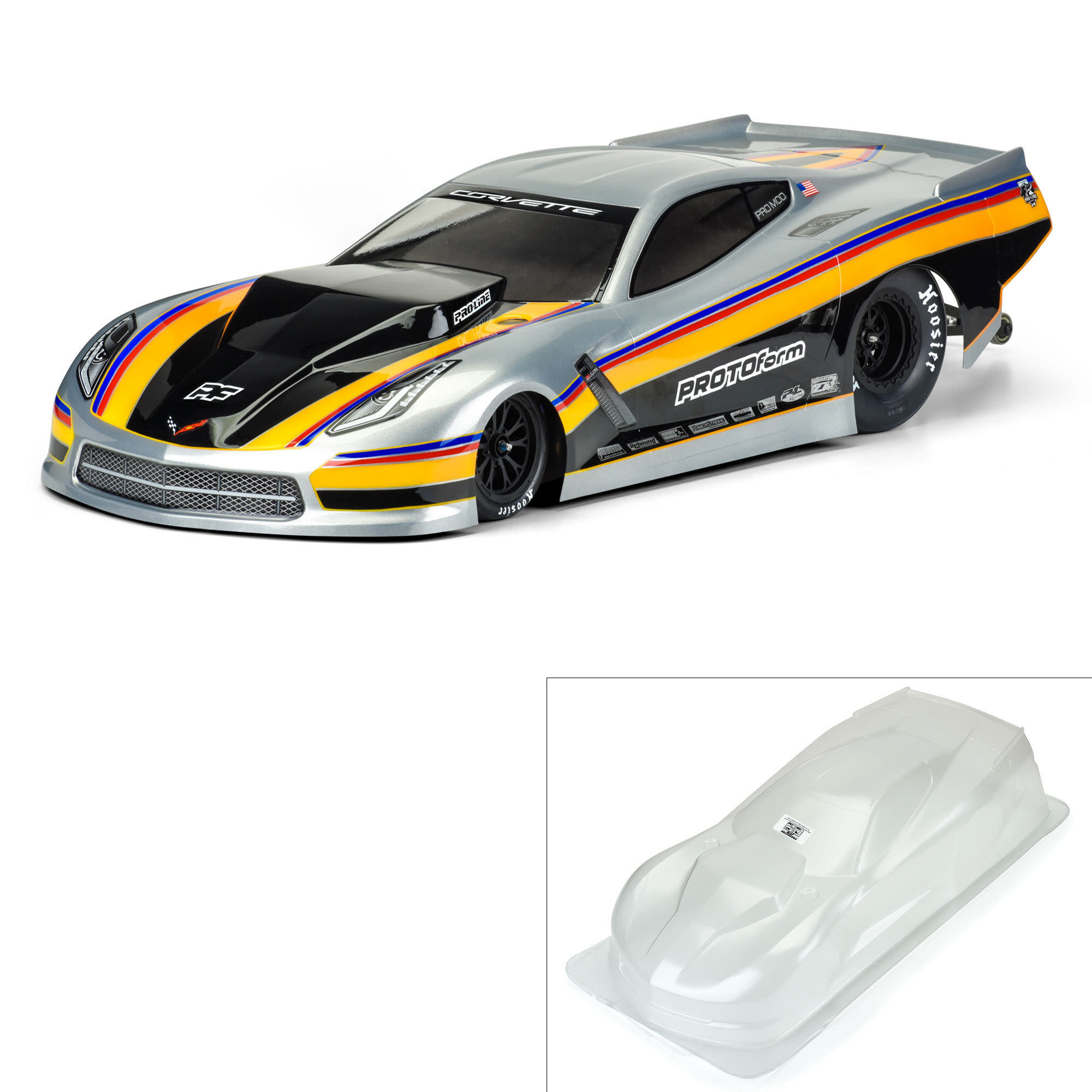 Protoform Chevrolet Corvette C7 Pro-Mod Clr Body-Slash 2wd - Hobby 2000