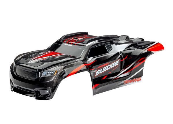 Traxxas Body, Sledge, red - Hobby 2000
