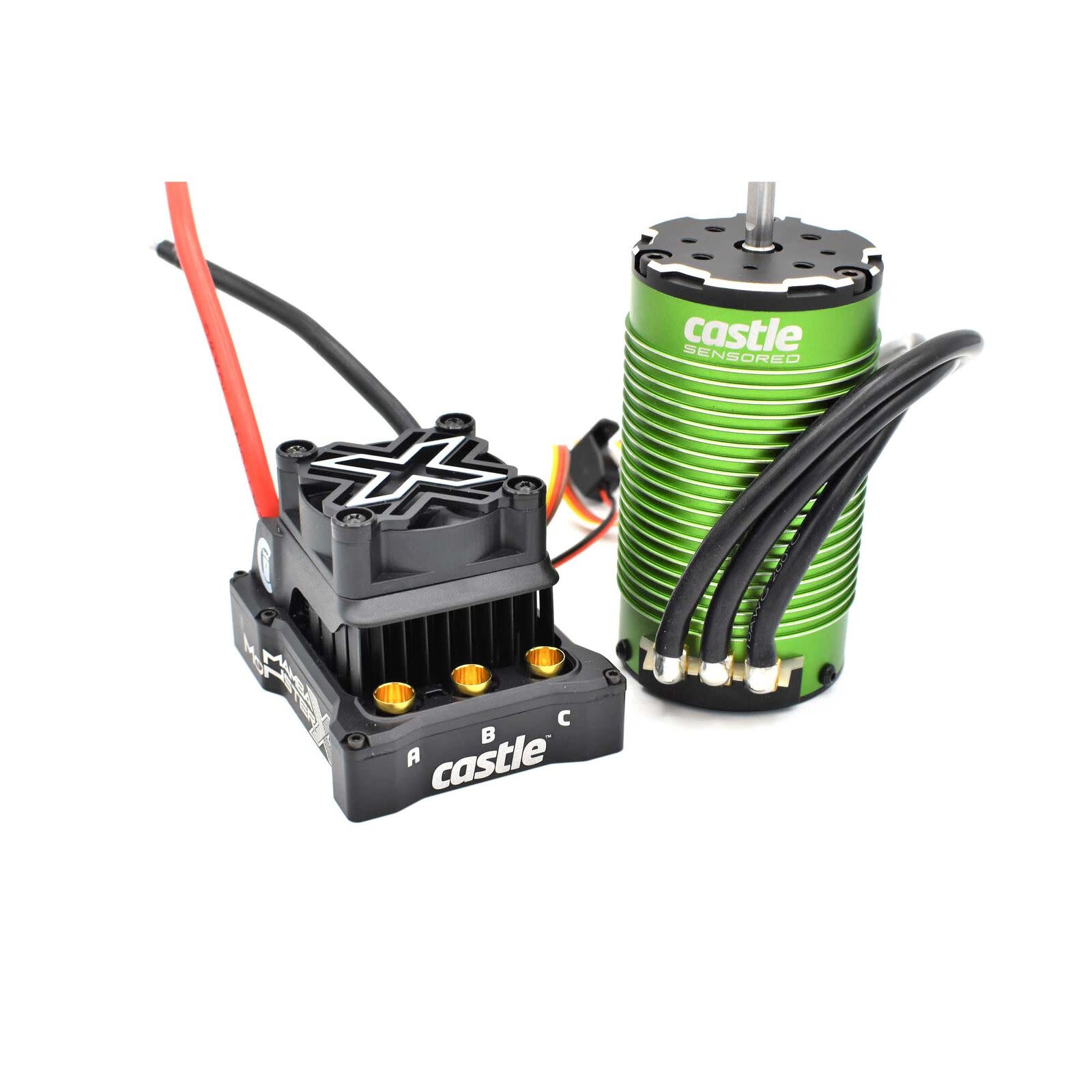 Castle Creations 1/6 Mamba Monster X 8S ESC/Motor Combo 1717-1650KV ...
