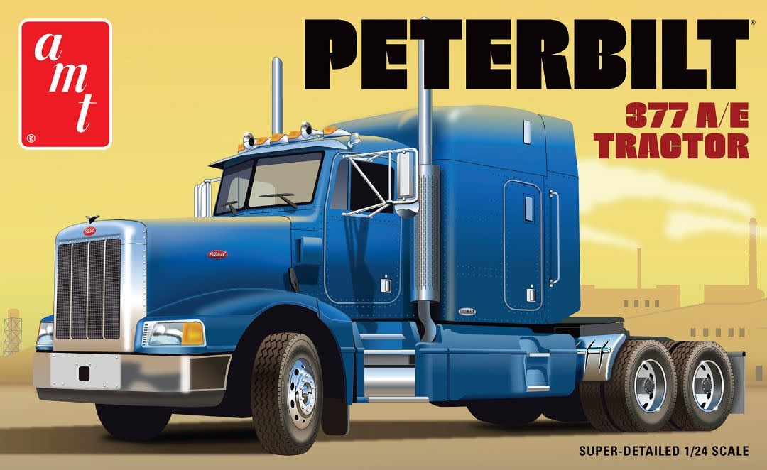 AMT 1/24 Classic Peterbilt 377 A/E Tractor Model Kit - Hobby 2000
