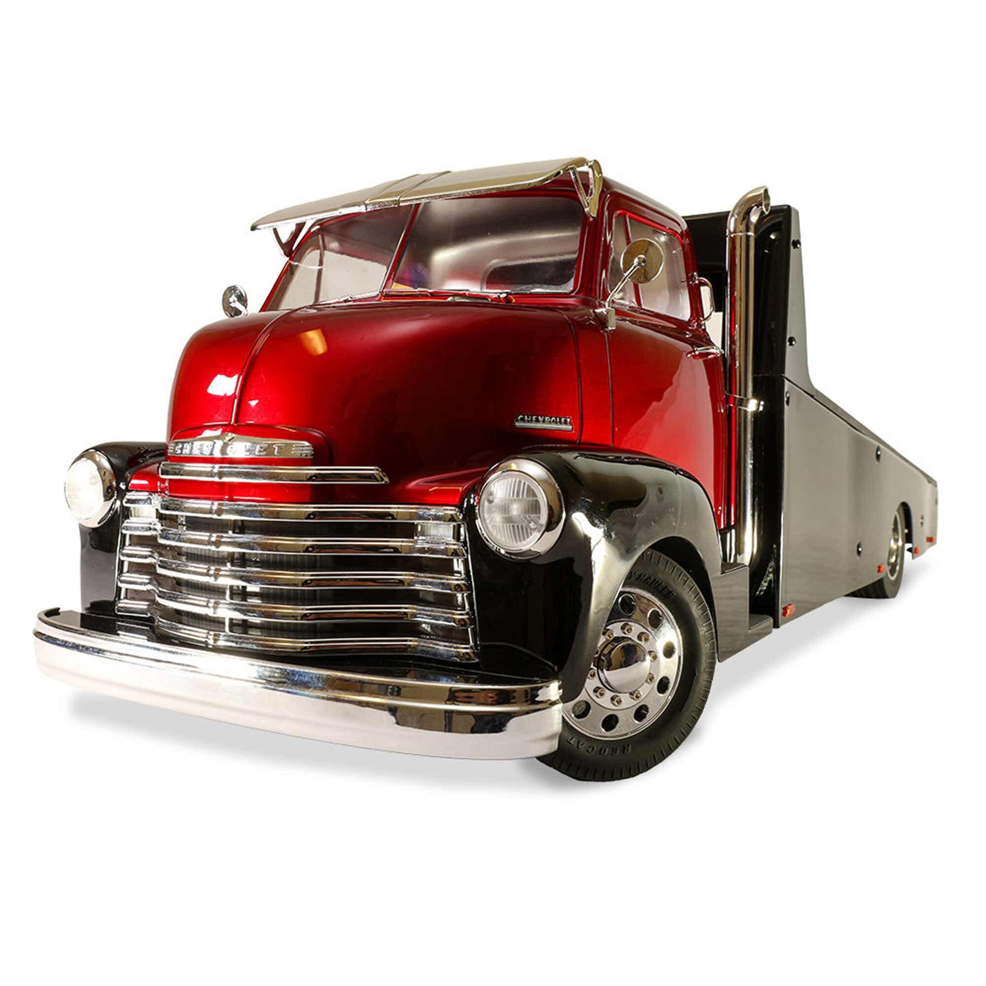 Redcat Racing 1/10 Custom Hauler 1953 Chevy Cab Over Engine Candy Red ...