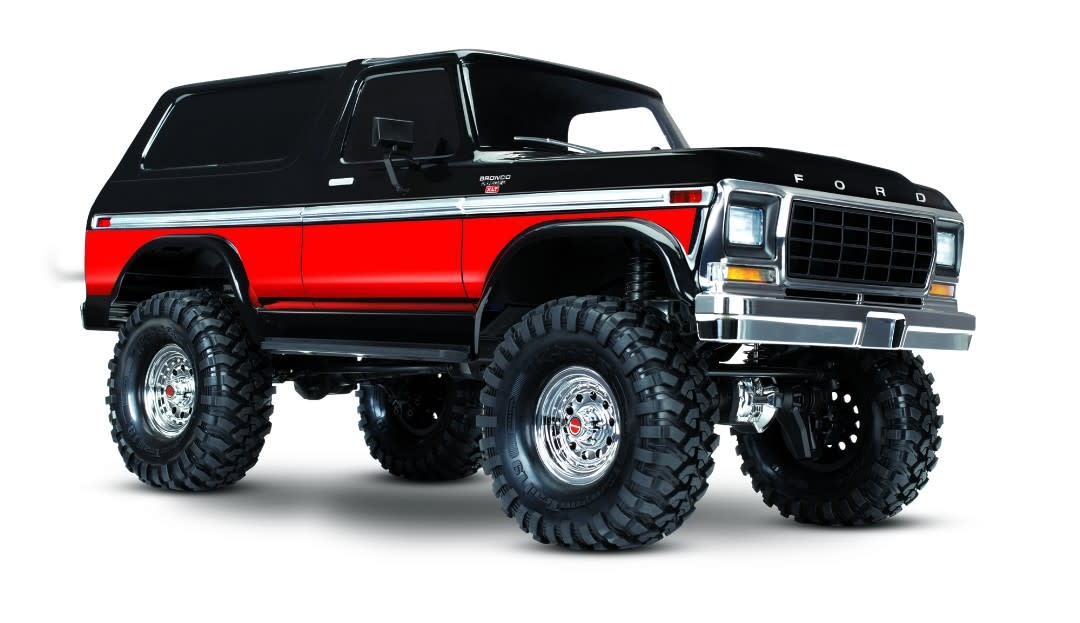 Traxxas TRX4 79 Ford Bronco 1/10 Crawler, XL-5 HV, Titan 12T Red ...