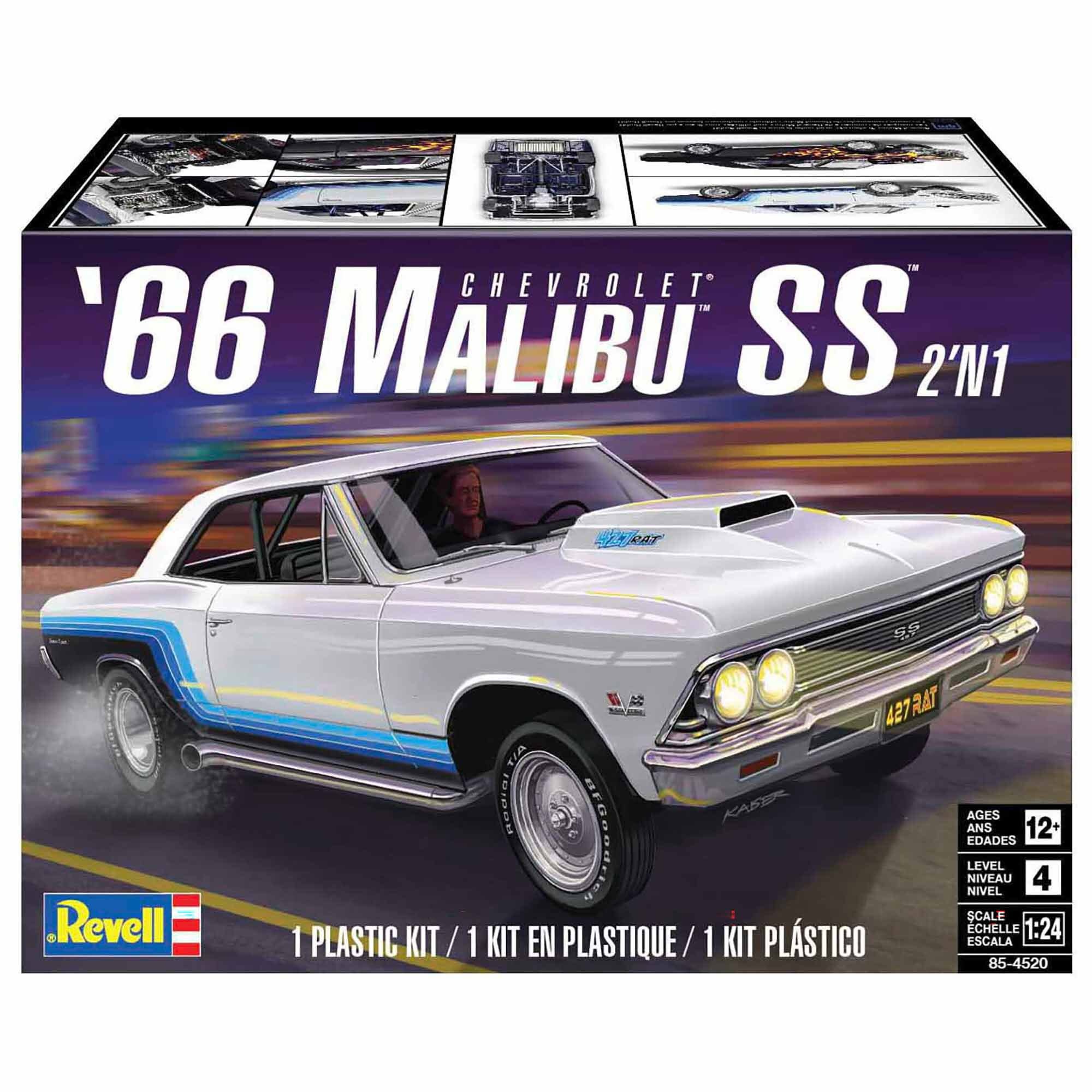 Revell Monogram 1/24 66 Chevy Malibu SS 2N1 - Hobby 2000