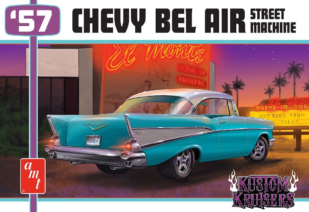 AMT 1/25 1957 Chevy Bel Air Street Machine Model Kit (Level 2) - Hobby 2000