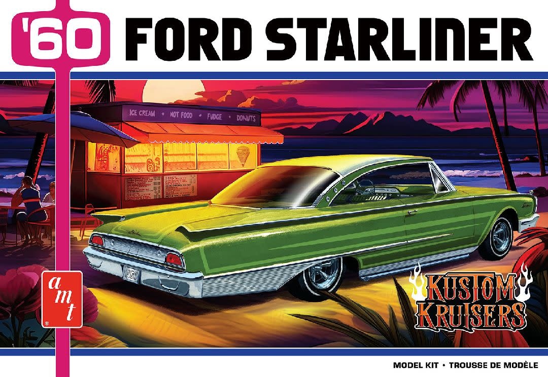 AMT 1960 Ford Starliner Custom 1/25 Model Kit (Level 2) - Hobby 2000