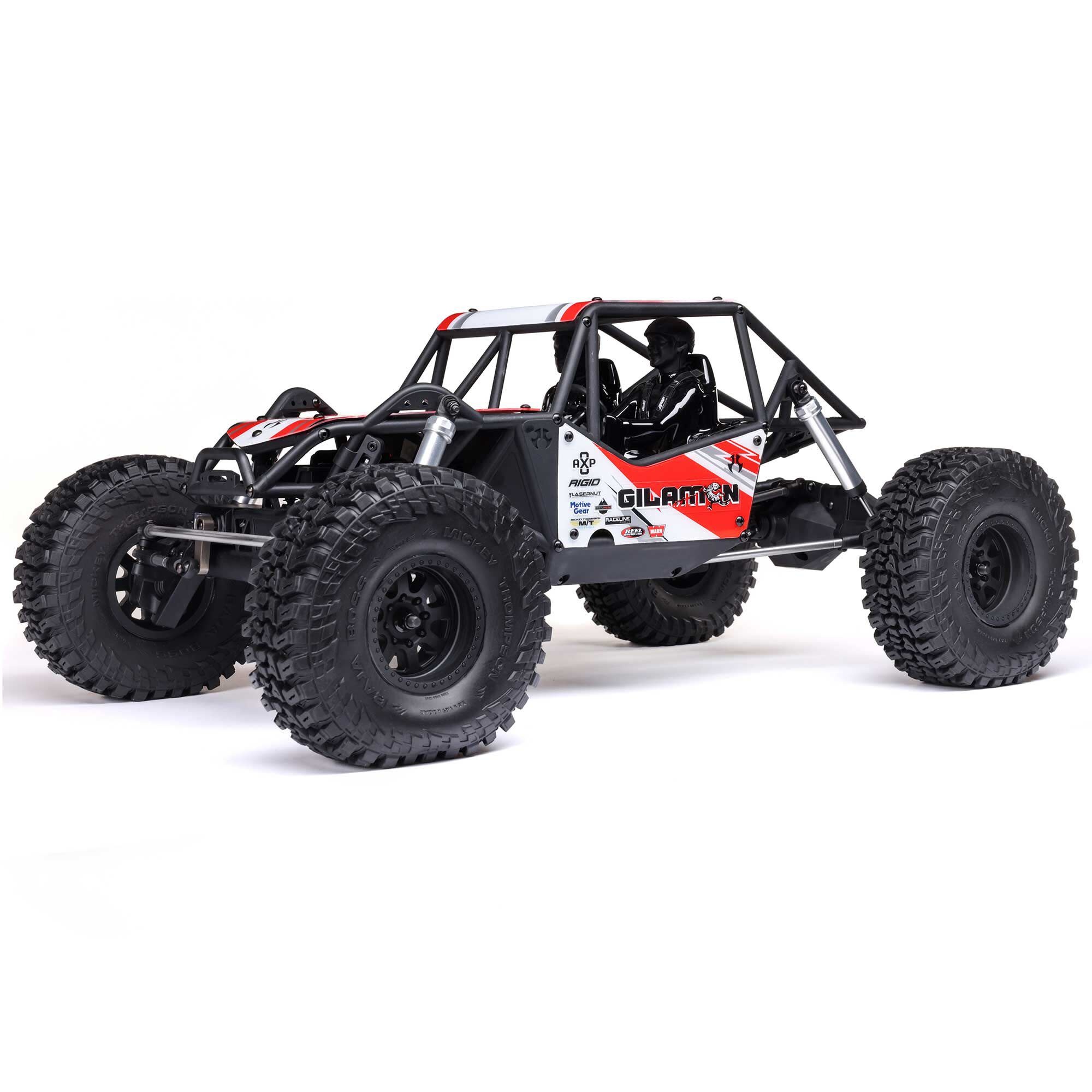 Axial 1/8 AXP8 Gilamon 2.2 4X4 RTR Brushed Trail Buggy, Red - Hobby 2000