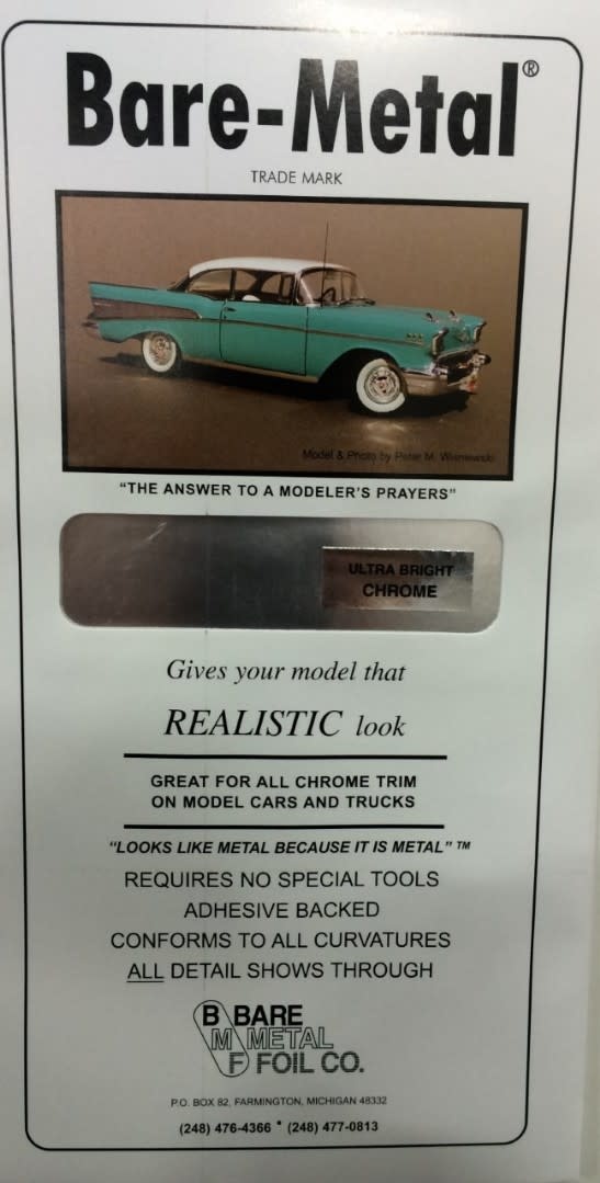Bare-Metal Bare Metal Foil Ultra Bright Chrome Foil - Hobby 2000